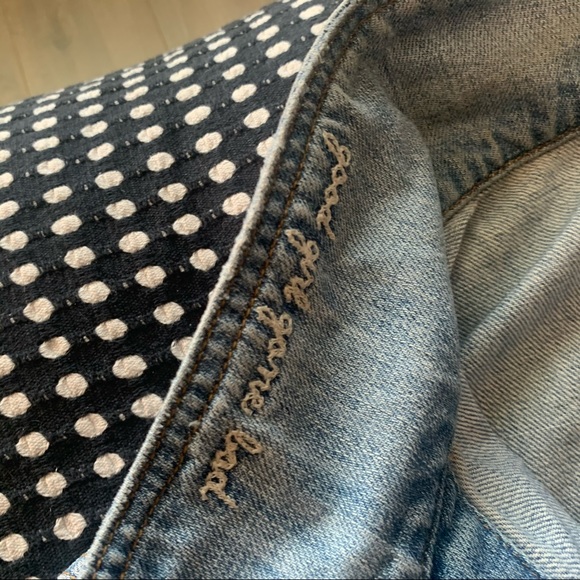 Hidden | Jackets & Coats | Hidden Embroidery Statement Jean Jacket ...